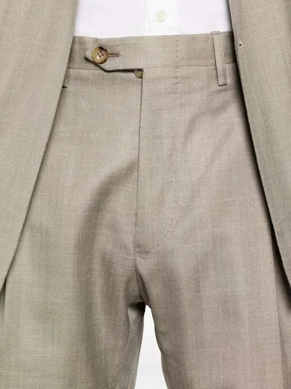 Kiton Double-breasted Suit - Neutrals
