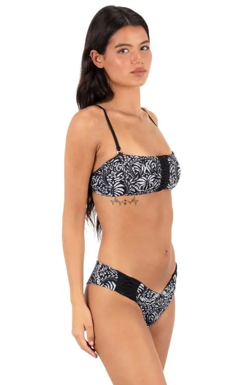 Hurley Ikat Palm Skimpy Bikini Bottom