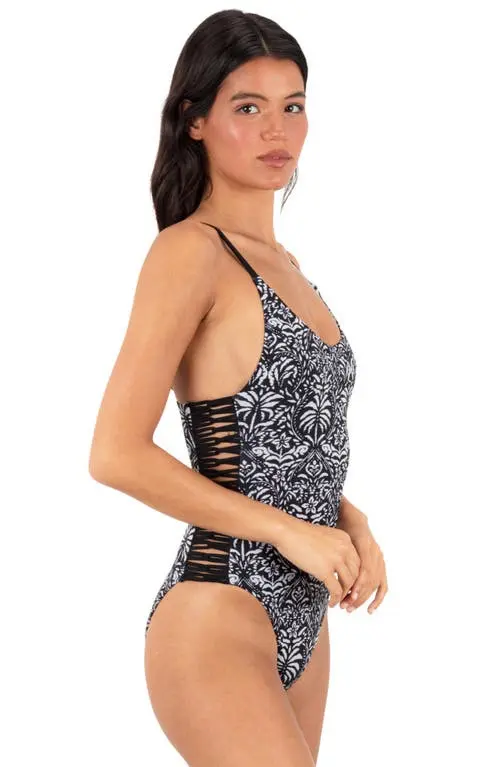Hurley Ikat Palm One-piece Swimsuit
