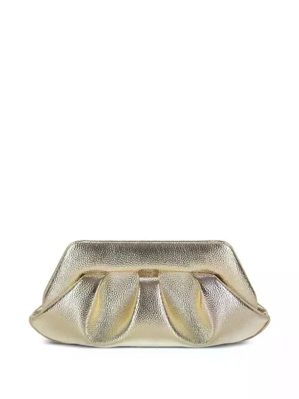 THEMOIRE Gea Laminated Clutch - Gold
