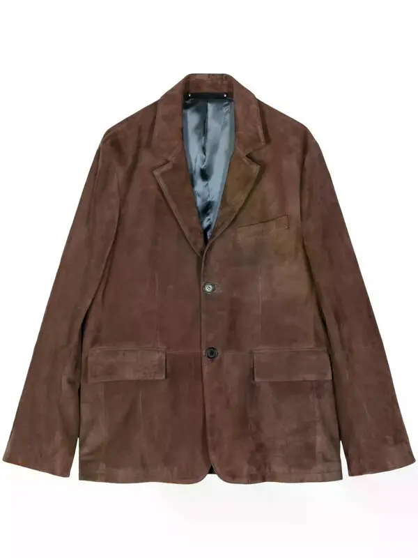 Paul Smith Single-breasted Suede Blazer