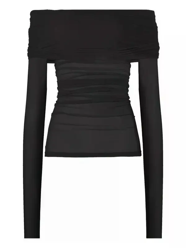 Wolford Sheer Drape Long-sleeved Top