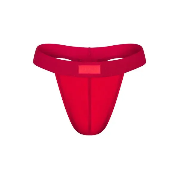 SKIMS Cotton Thong - Ruby