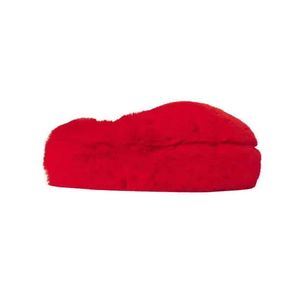 SKIMS Faux Fur Heart Slipper