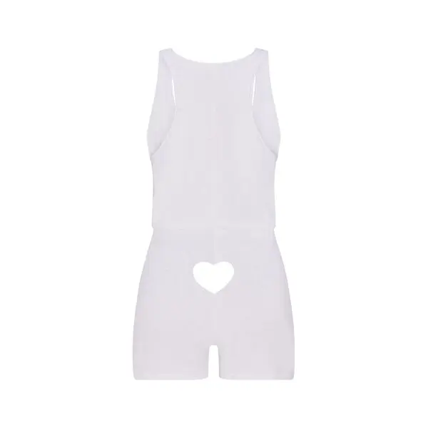 SKIMS Worn In Jersey Heart Onesie