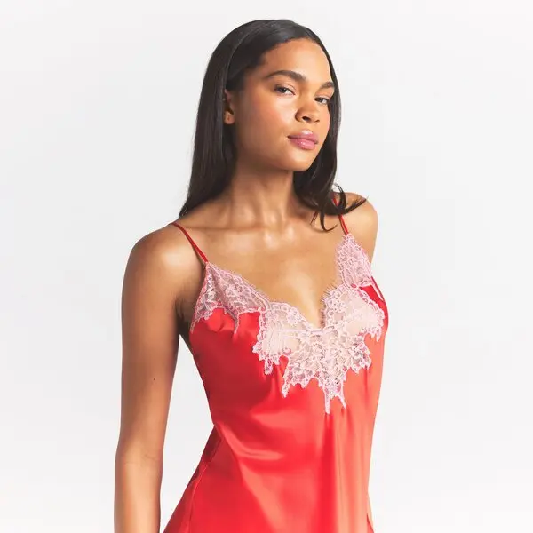 SKIMS Lace Mini Slip Dress
