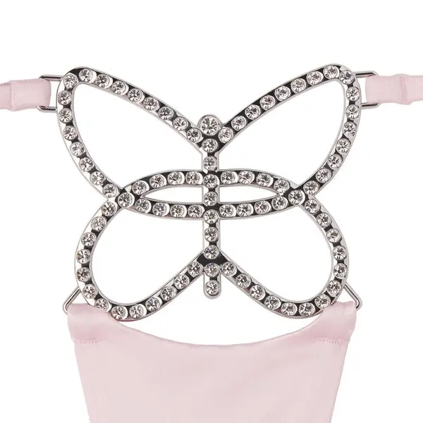 SKIMS Novelty Intimates Butterfly Charm String Thong - Baby Pink
