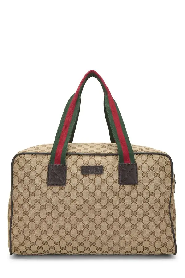 Gucci Gg Canvas Duffle - Beige