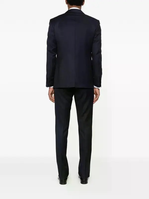 Tagliatore Shawl-lapel Single-breasted Suit - Blue