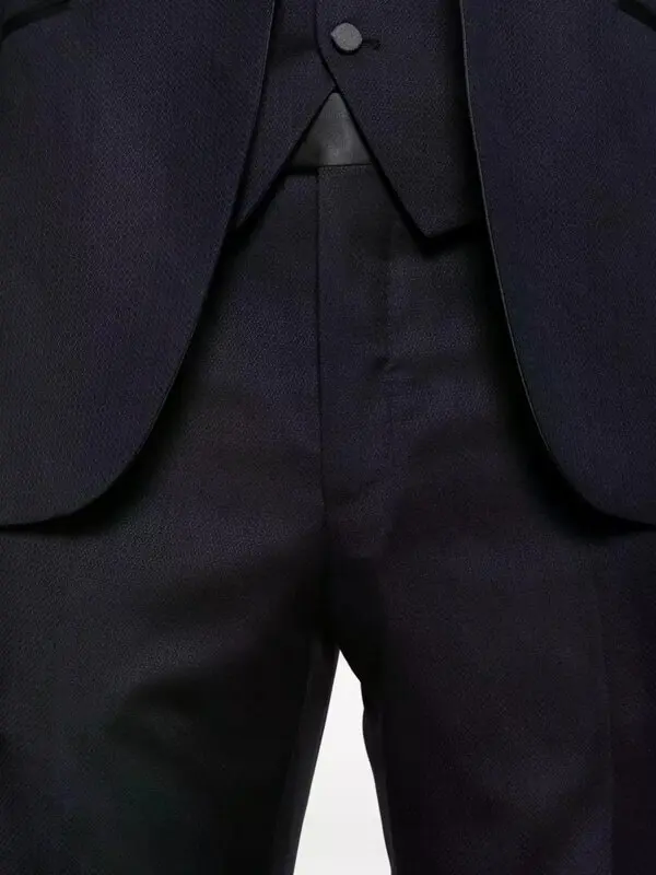 Tagliatore Shawl-lapel Single-breasted Suit - Blue