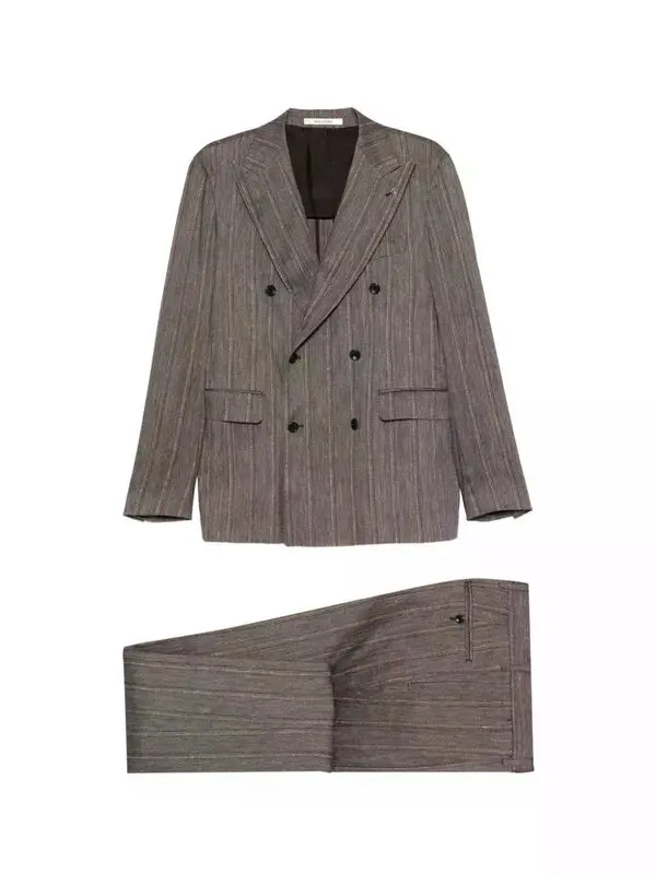 Tagliatore Double-breasted Striped-pattern Suit