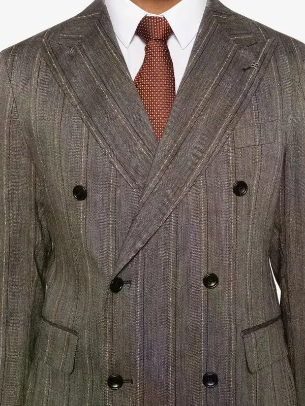 Tagliatore Double-breasted Striped-pattern Suit