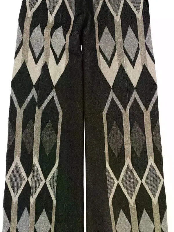 CIRCUS HOTEL Geometric Trousers