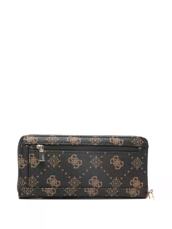 Guess Carrie Monogram Zip Wallet