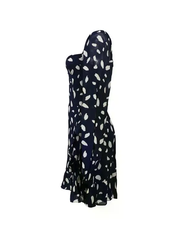 REFORMATION Cammi Sweetheart-neck Mini Dress - Blue