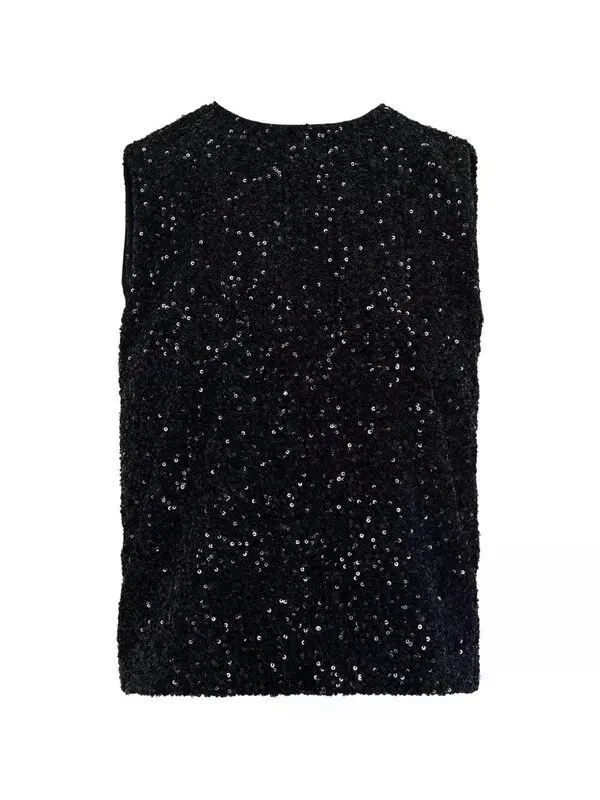 N°21 Sequined Sleeveless Top