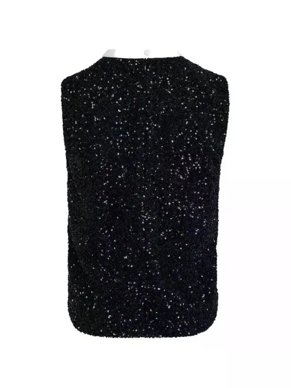 N°21 Sequined Sleeveless Top