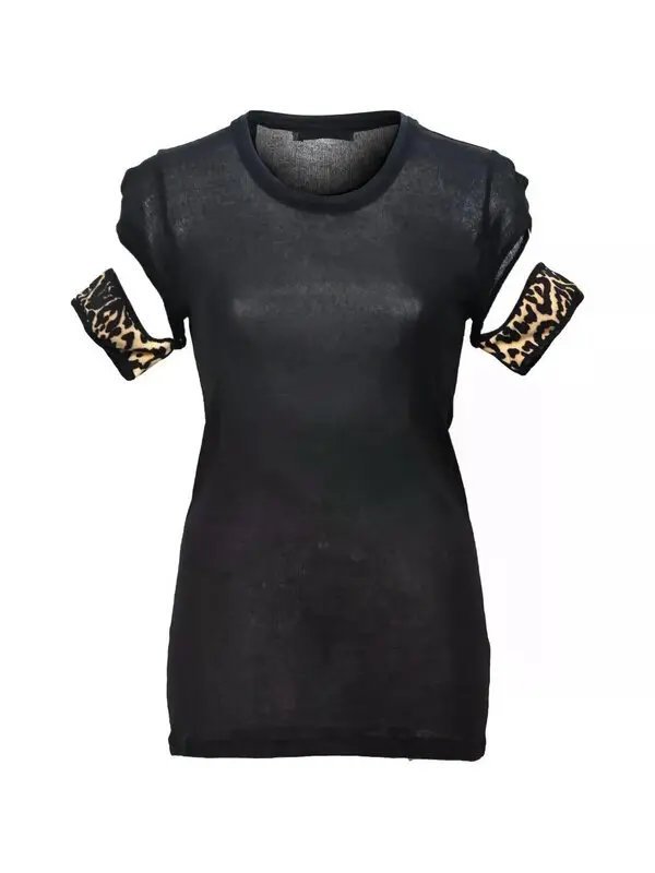 Givenchy Animal-printed Trim T-shirt