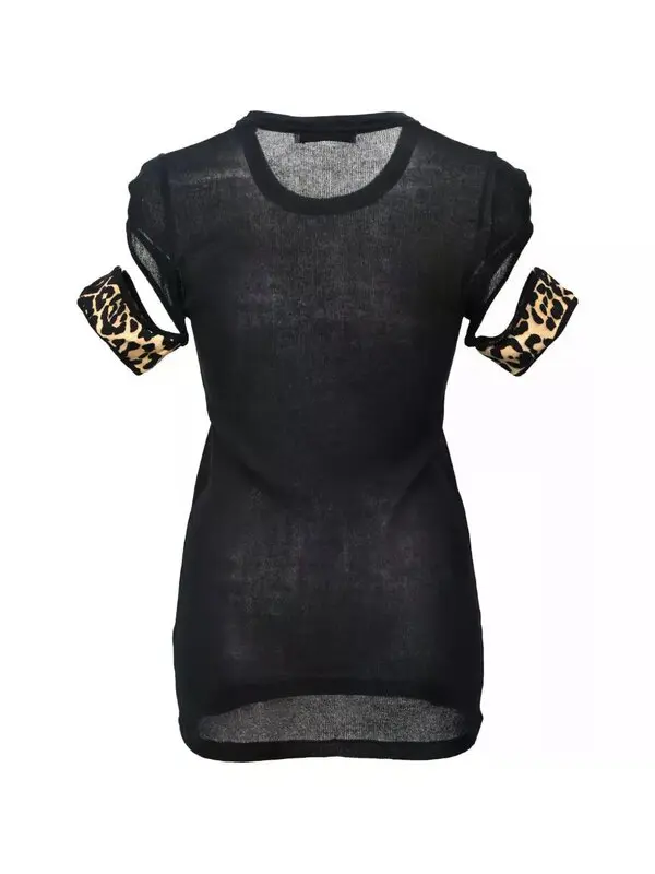 Givenchy Animal-printed Trim T-shirt