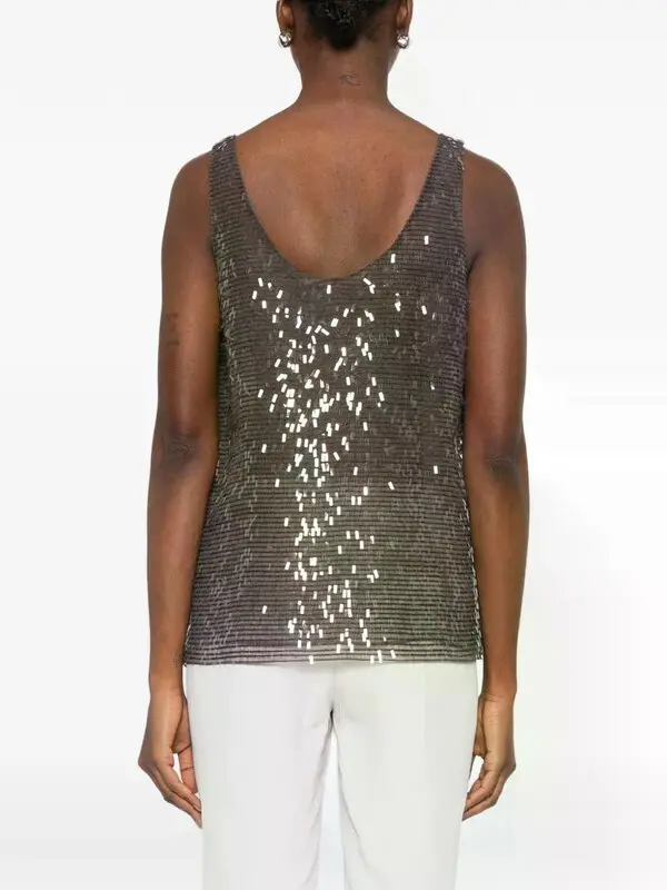 Brunello Cucinelli Sequin-embellished Top
