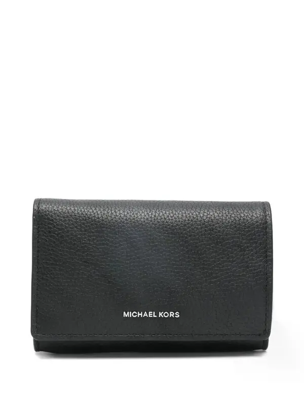 Michael Kors Logo-lettering Wallet - Black