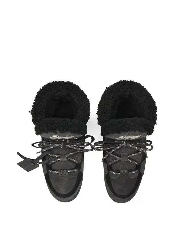 Off-White Panelled Boots