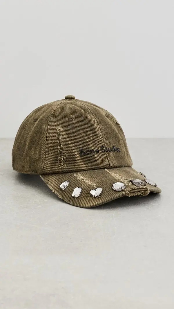 Acne Studios Carliy Crystal Brim Cap