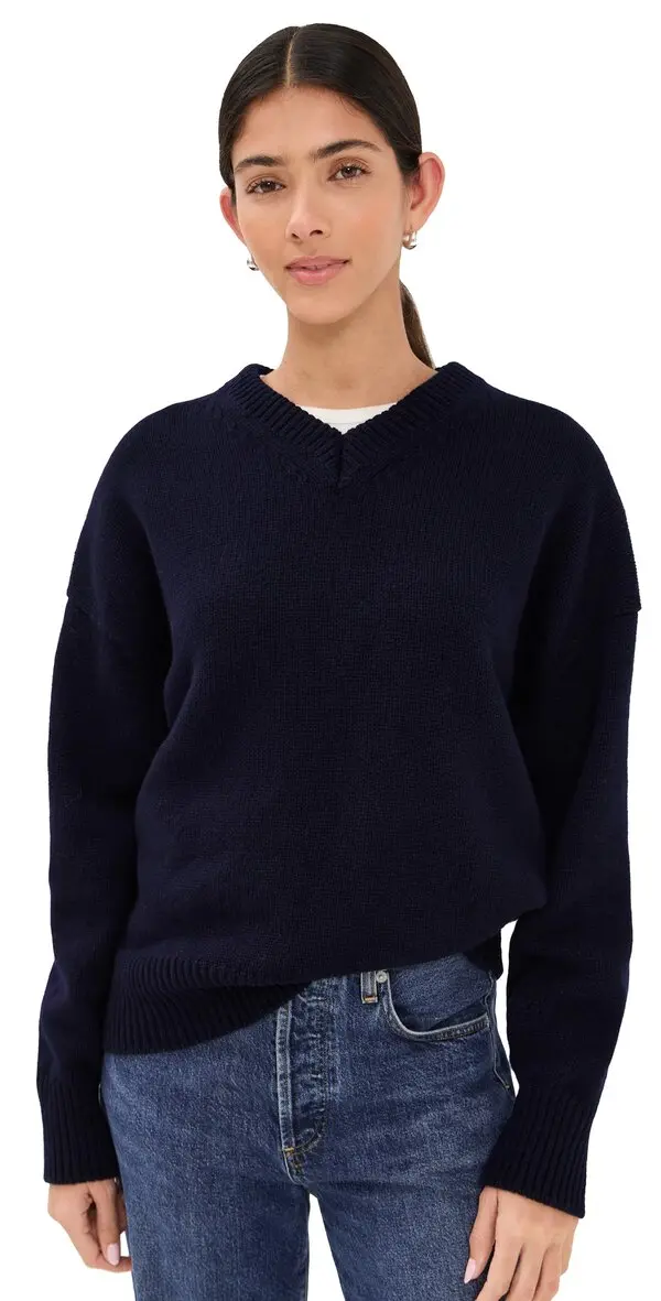 Daughter Wool V-neck Pullover