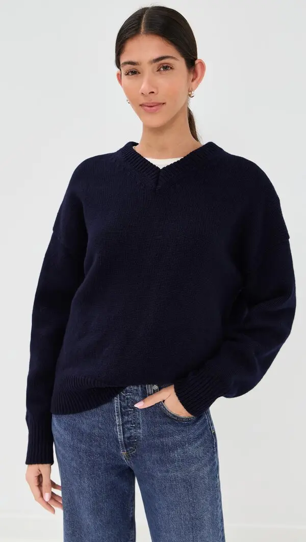 Daughter Wool V-neck Pullover