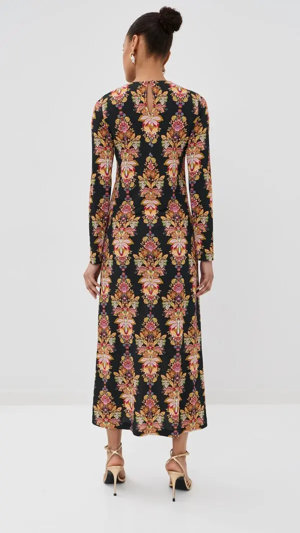 La DoubleJ Long Sleeve Maxi Dress - Cornucopia