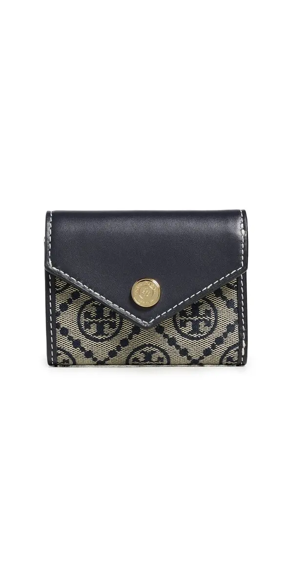 Tory Burch T Monogram Envelope Small Wallet - Tory Navy