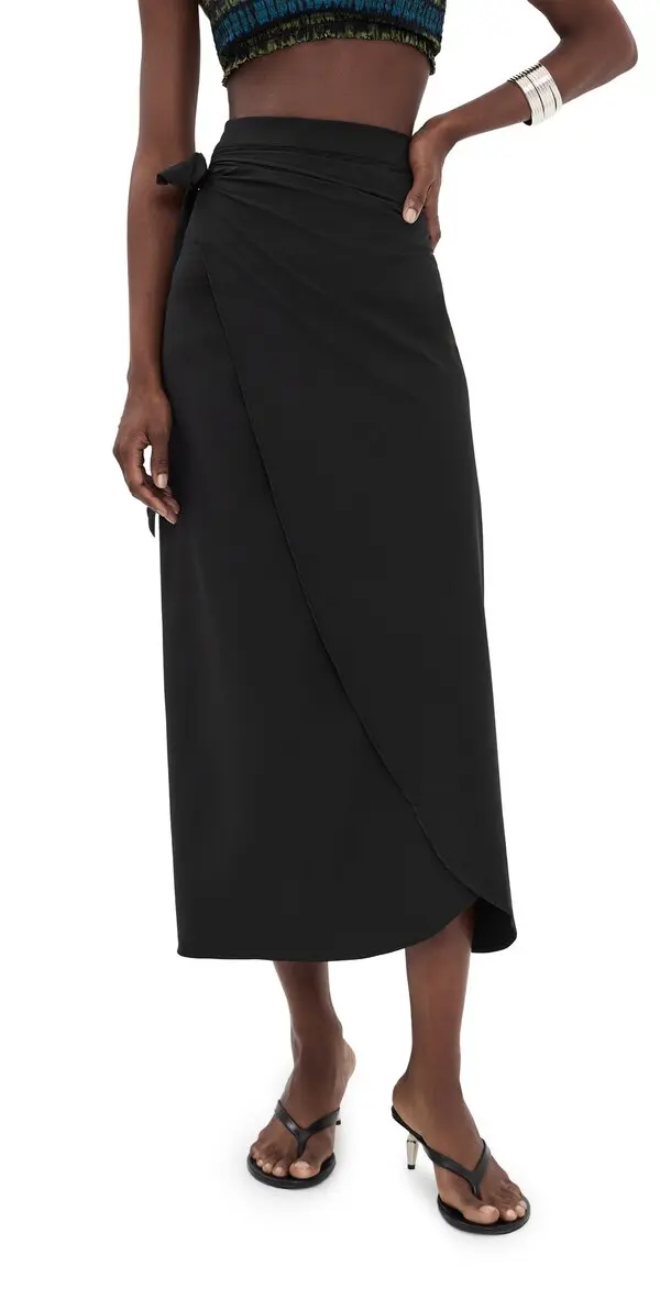 Hunza G Long Sarong - Black