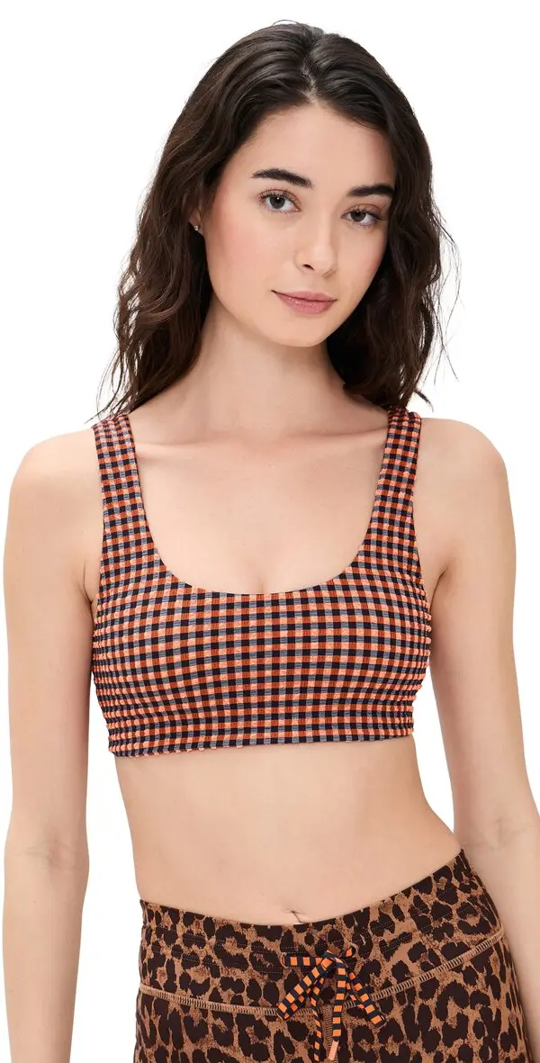 The Upside Solaris Harley Scoop Bra - Check