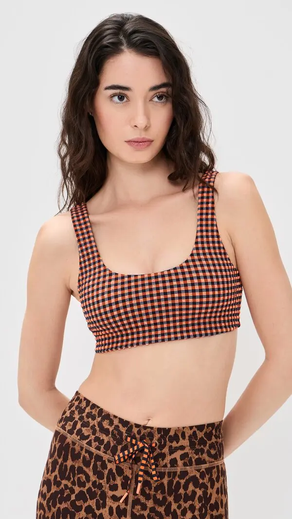 The Upside Solaris Harley Scoop Bra - Check