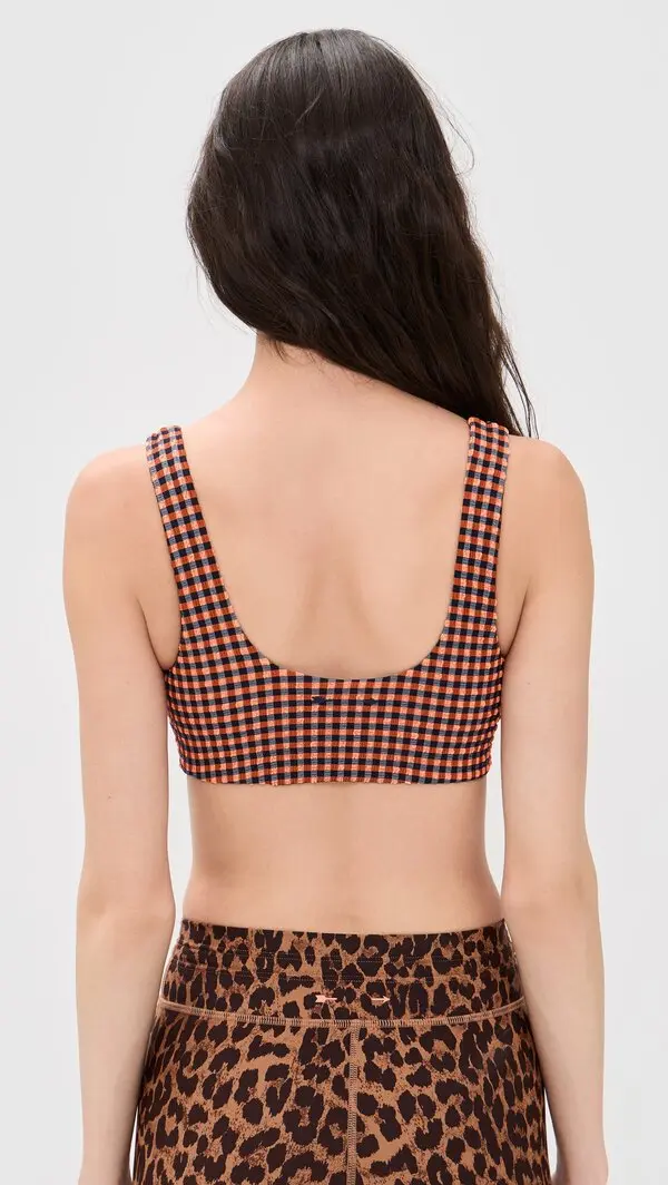 The Upside Solaris Harley Scoop Bra - Check