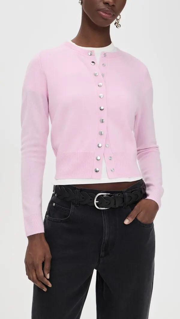 Isabel Marant Étoile Edena Leather Belt - Black/silver