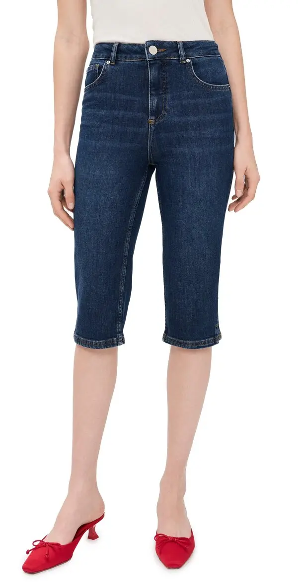 ALIGNE Gracey Denim Pedal Pusher Capris