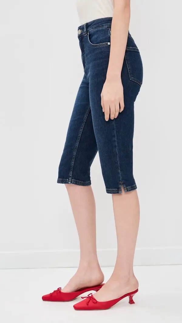 ALIGNE Gracey Denim Pedal Pusher Capris