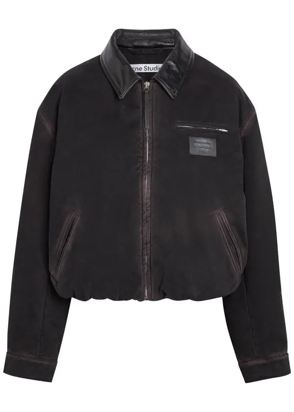 Acne Studios Padded Twill Bomber Jacket