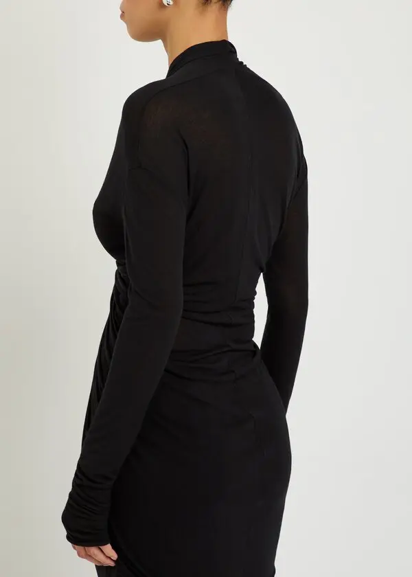 Rick Owens Radiance Ruched Jersey Top