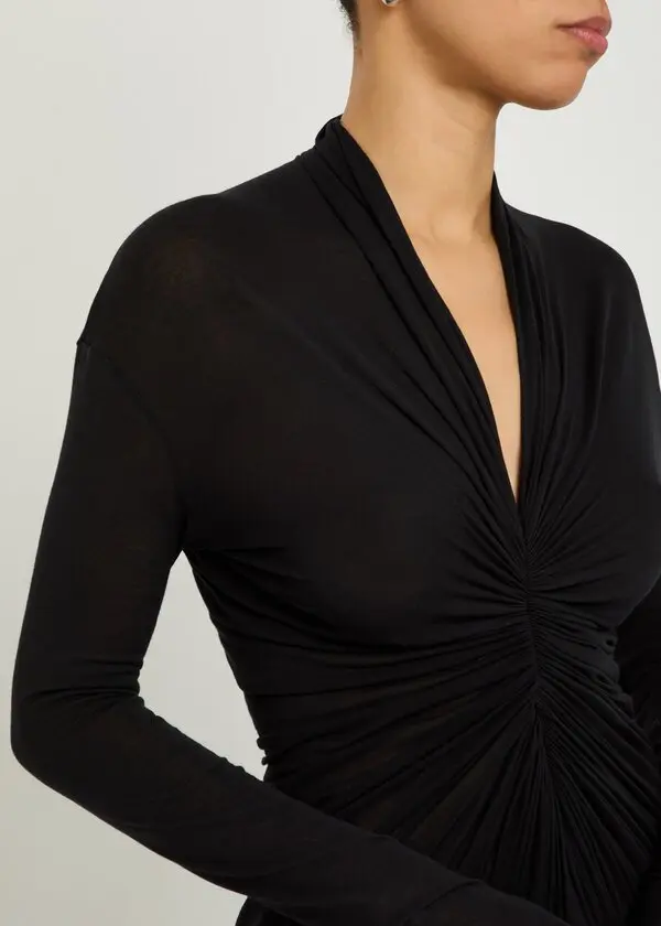 Rick Owens Radiance Ruched Jersey Top