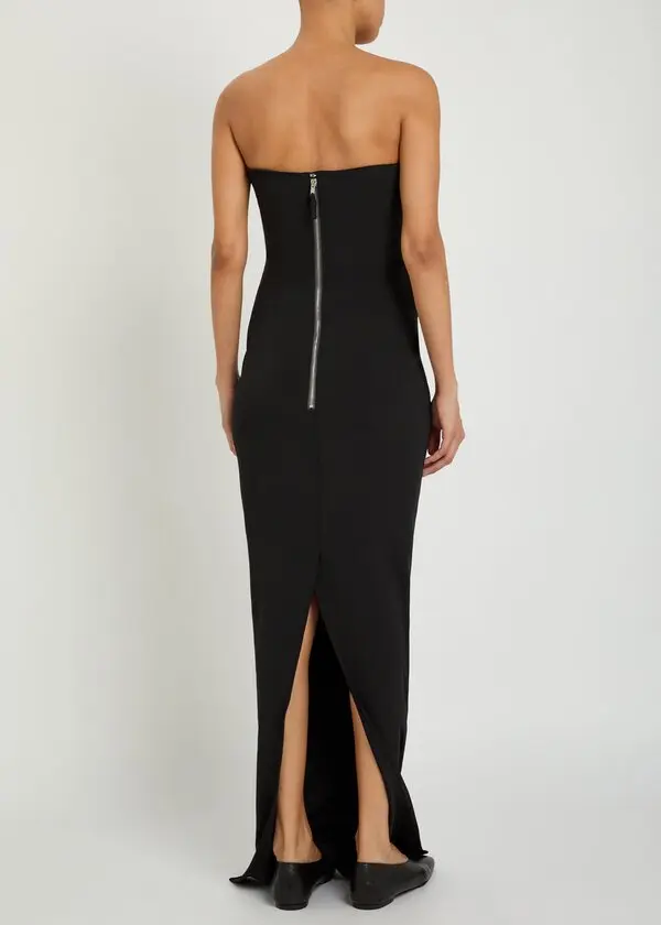 Rick Owens Cut-out Crepe Gown