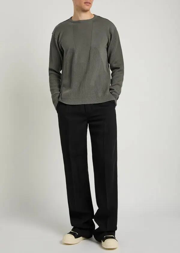 Rick Owens Ribbed Wool Jumper