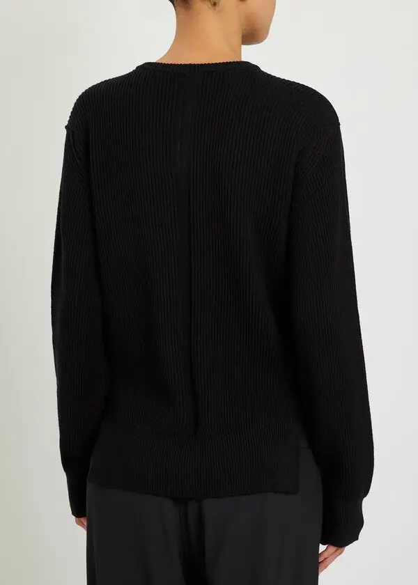 Rick Owens Fisherman Ribbed Wool Jumper