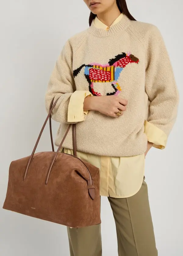 DEMELLIER The Stockholm Suede Tote Bag