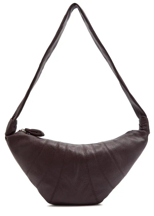 LEMAIRE Croissant Medium Grained Leather Shoulder Bag