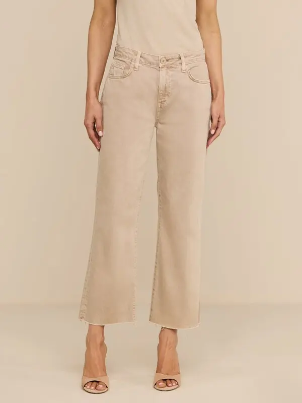 L'Agence Wanda Cropped Wide-leg Jean