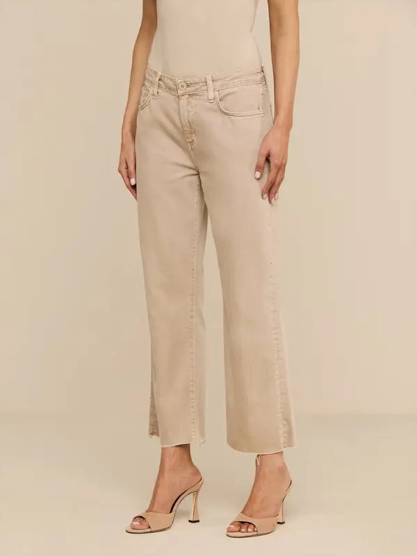 L'Agence Wanda Cropped Wide-leg Jean