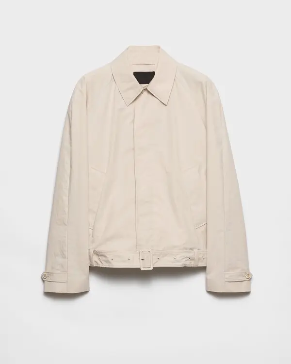 Prada Cotton Jacket - Chalk White