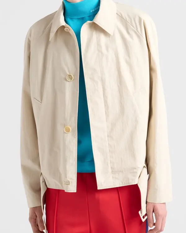 Prada Cotton Jacket - Chalk White